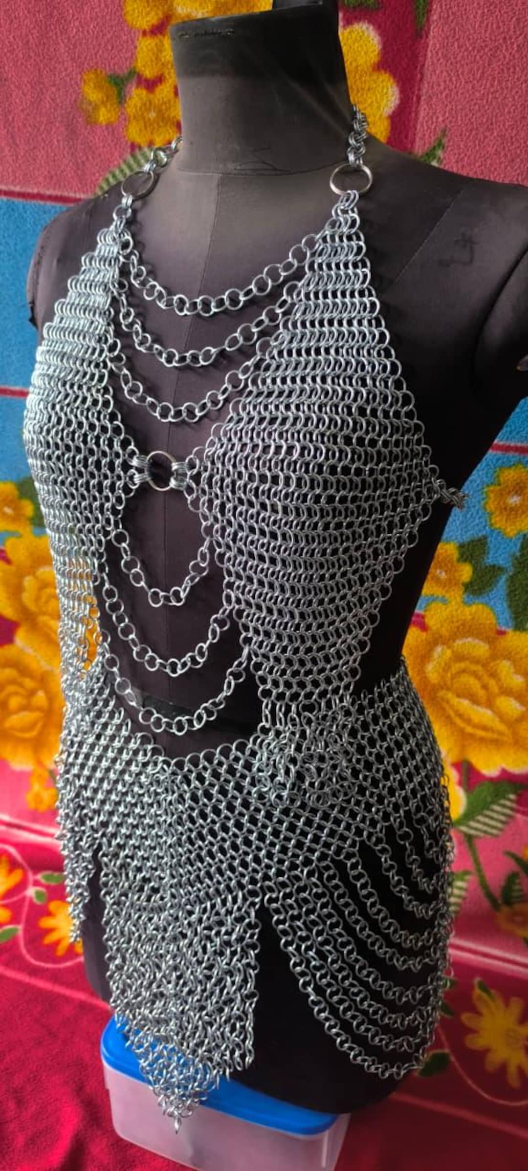 Chainmail Iconic Bold Bra & Skirt Set – Daring, Intricate ...