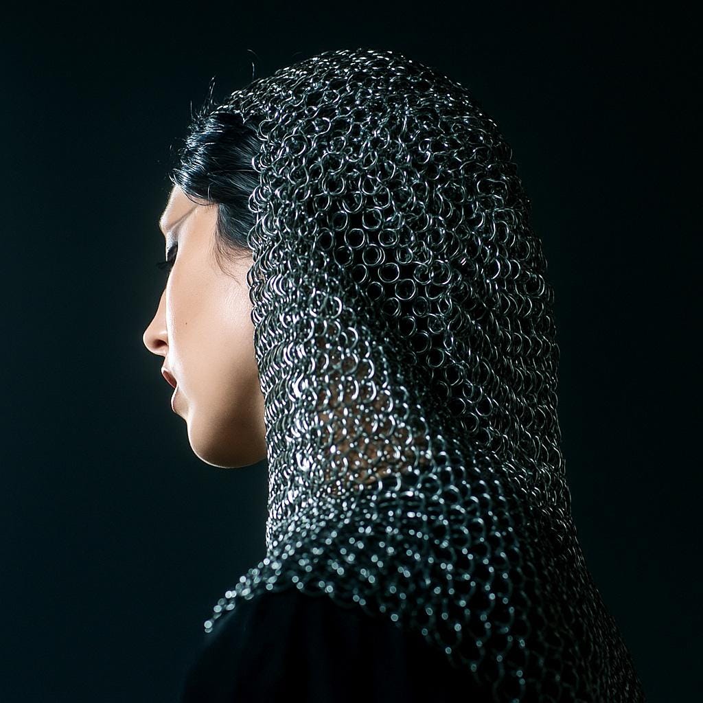 Handcrafted Chainmail Hood for Woman & Men – Fantasy Cosplay | Medieval ...