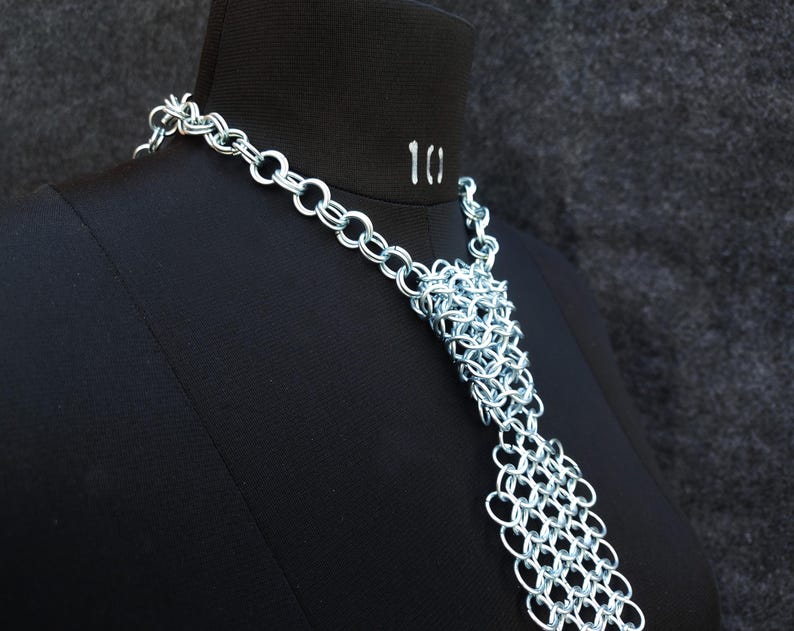 Chainmail Necktie: Medieval European Design - Stainless Steel Tie - Etsy