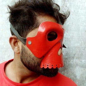 Handcrafted Medieval Iron Skull Face Mask - Gothic Warrior Armor ...