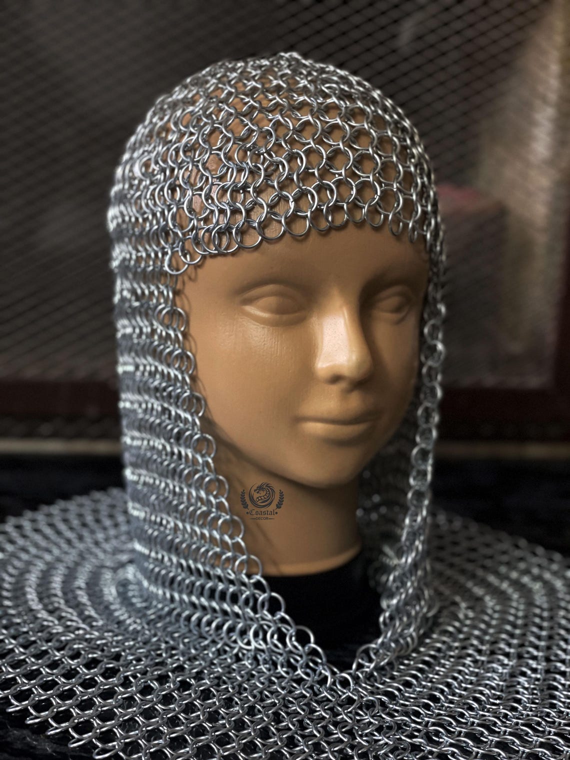 Handcrafted Chainmail Hood for Woman & Men – Fantasy Cosplay | Medieval ...