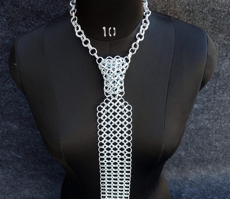 Chainmail Necktie: Medieval European Design - Stainless Steel Tie - Etsy