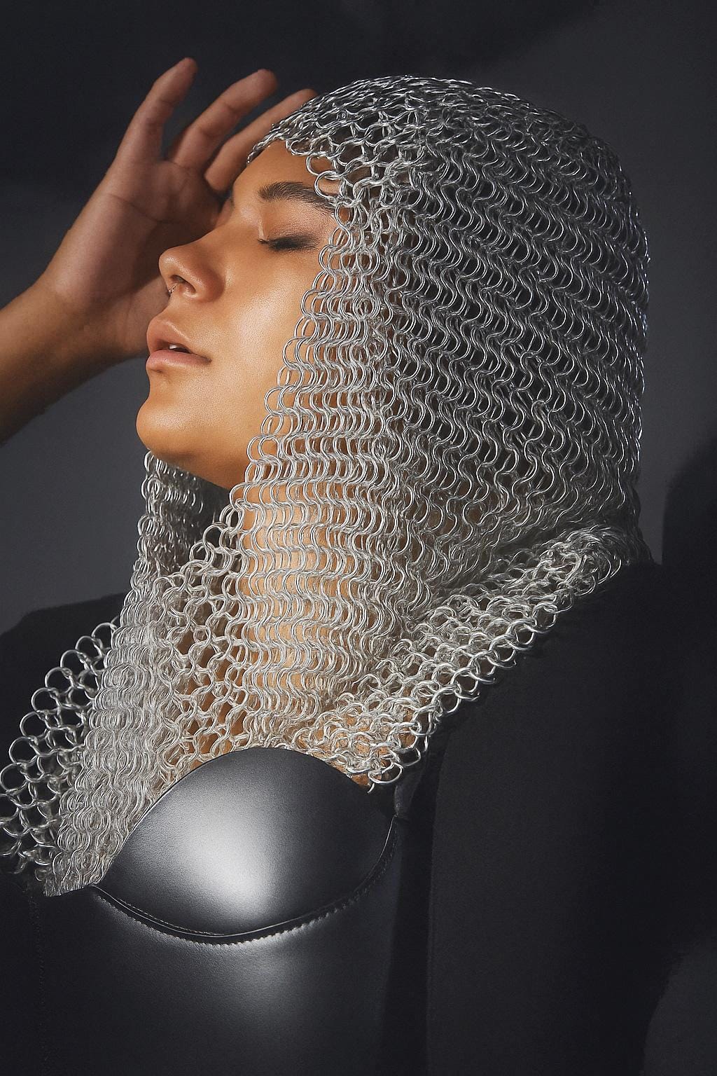 Handcrafted Chainmail Hood for Woman & Men – Fantasy Cosplay | Medieval ...