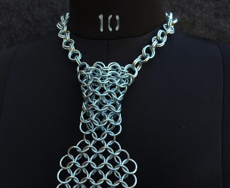 Chainmail Necktie: Medieval European Design - Stainless Steel Tie - Etsy