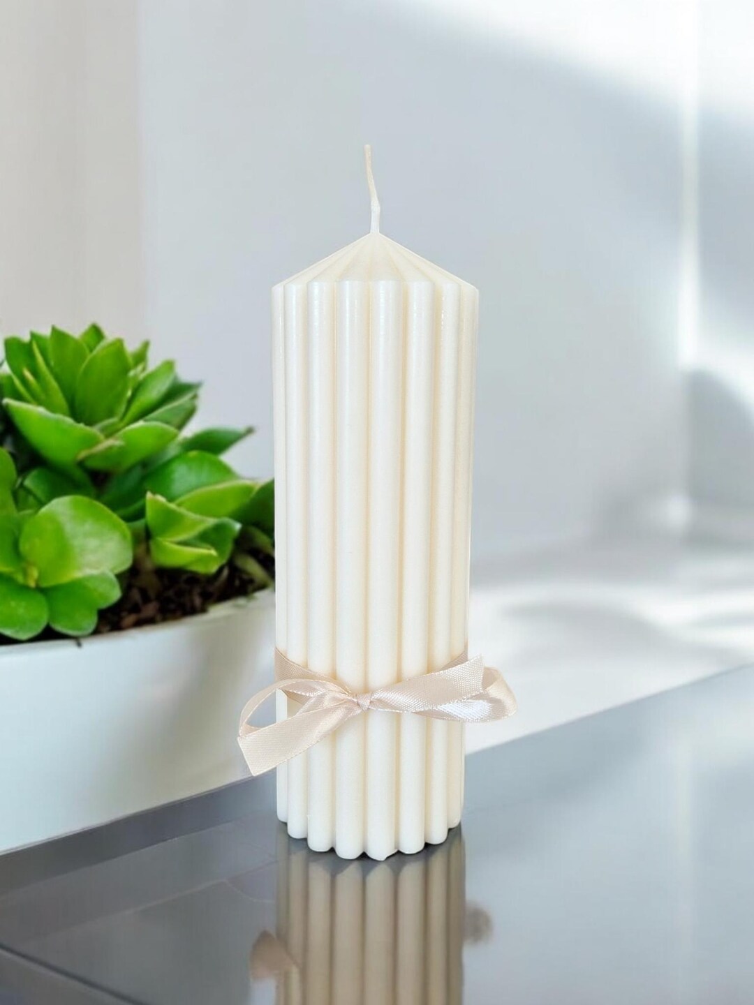 Extra Large XL Soy Pillar Candle in Box, Huge Candle, Large Candle ...