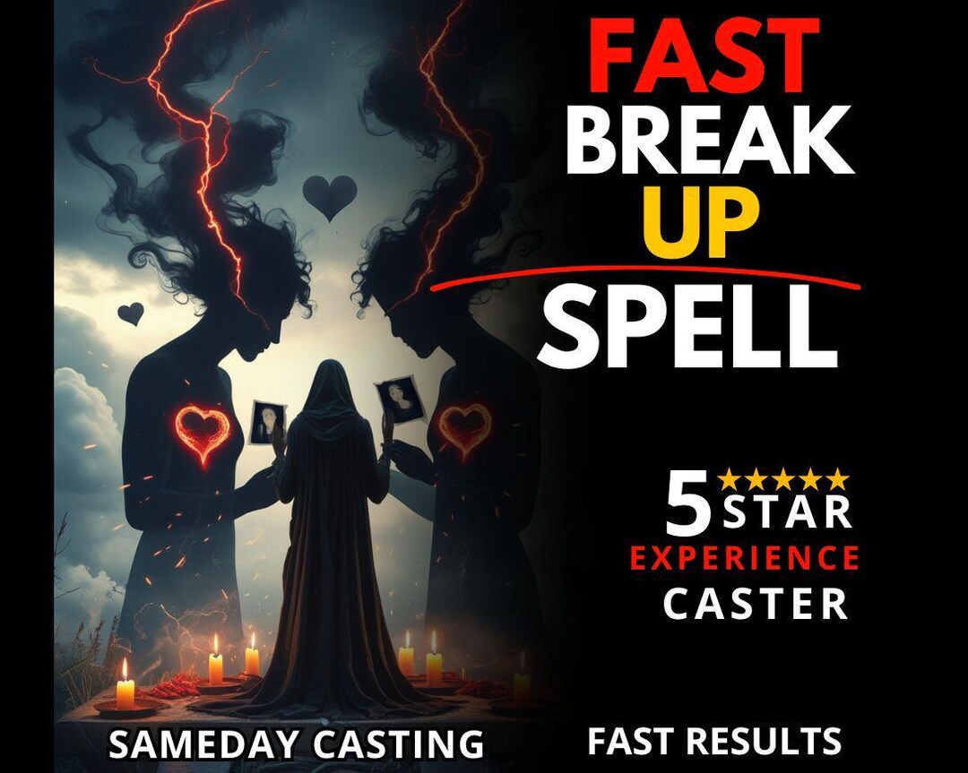 FAST BREAK UP Spell | Separate Ritual | Third Party Removal | Break up ...
