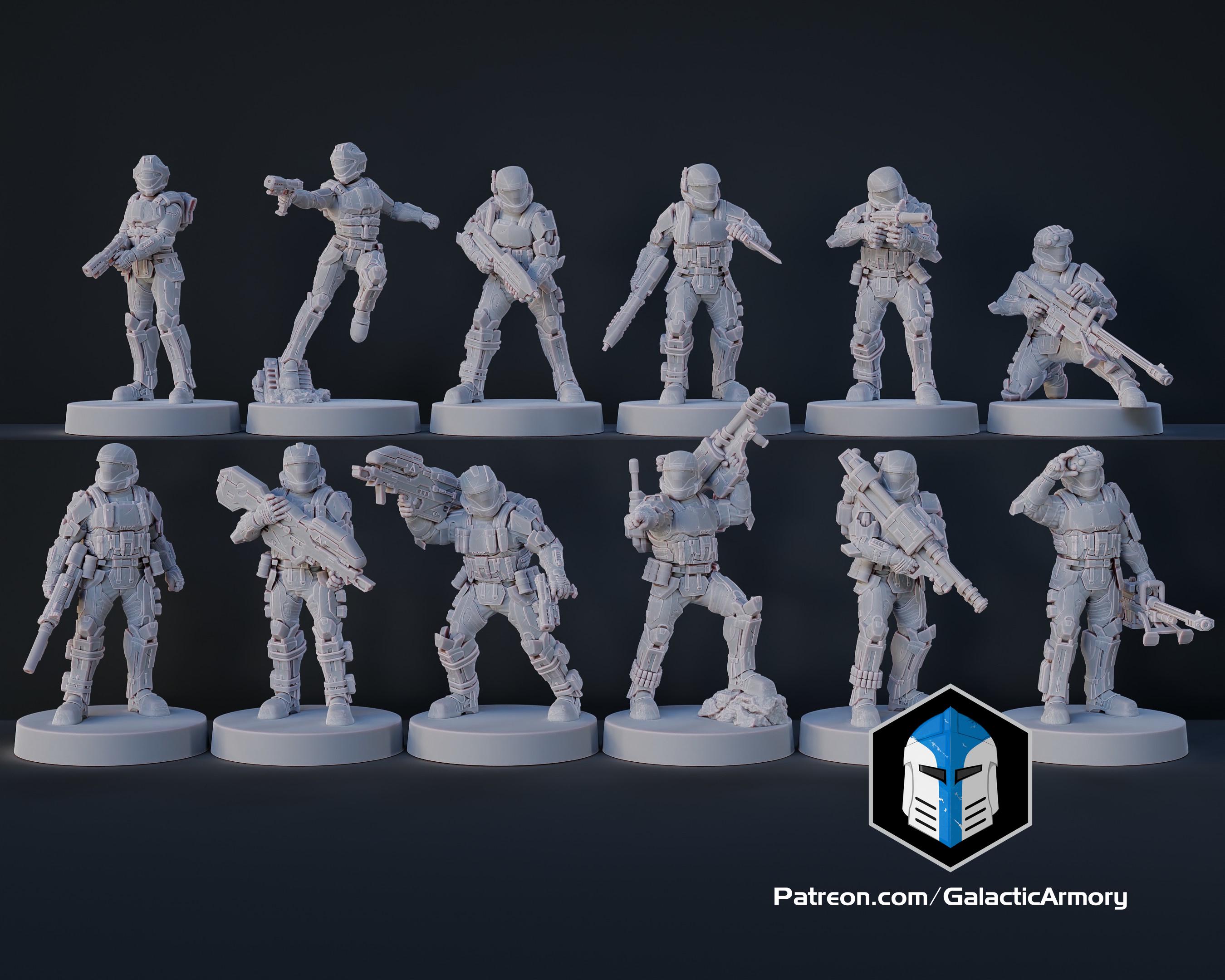 Halo ODST Miniatures - Etsy