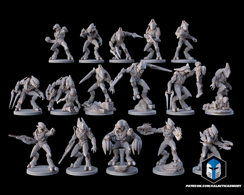 Halo Elite Miniatures - Etsy
