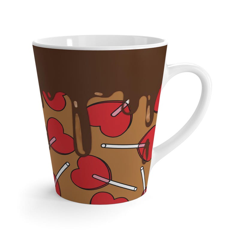Lollipop Latte Mug Colorful Coffee Cup, Candy Lover Gift, Fun Kitchen ...