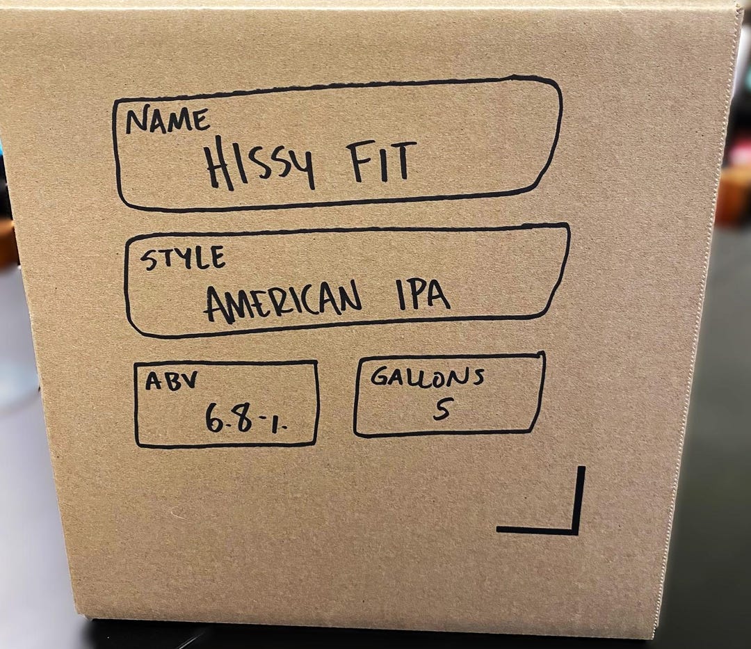 5 Gallon All Grain Beer Ingredient Kit - Hissy Fit IPA - Etsy
