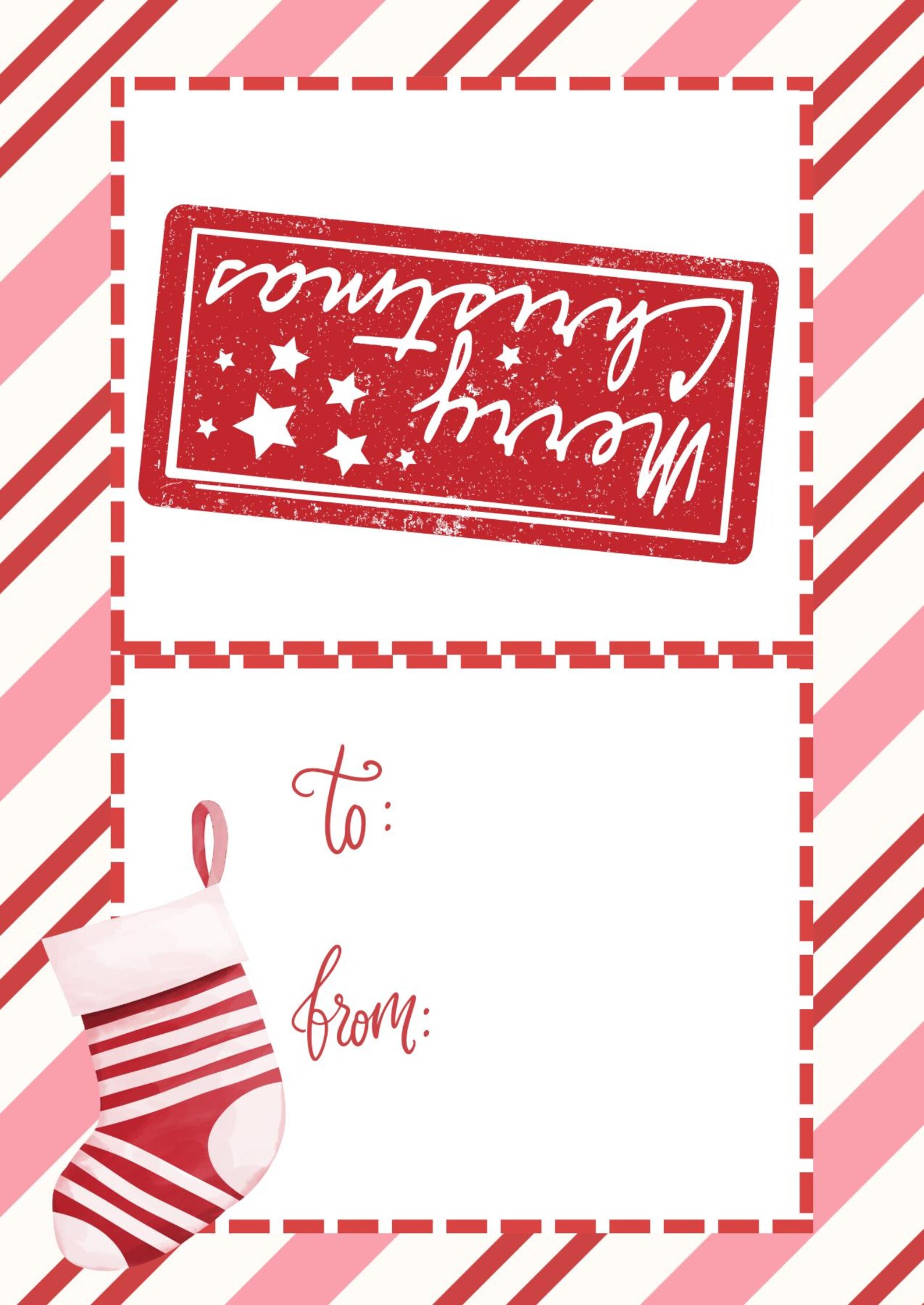 Printable Christmas Treat Bag Toppers | 6 Festive Digital Download ...