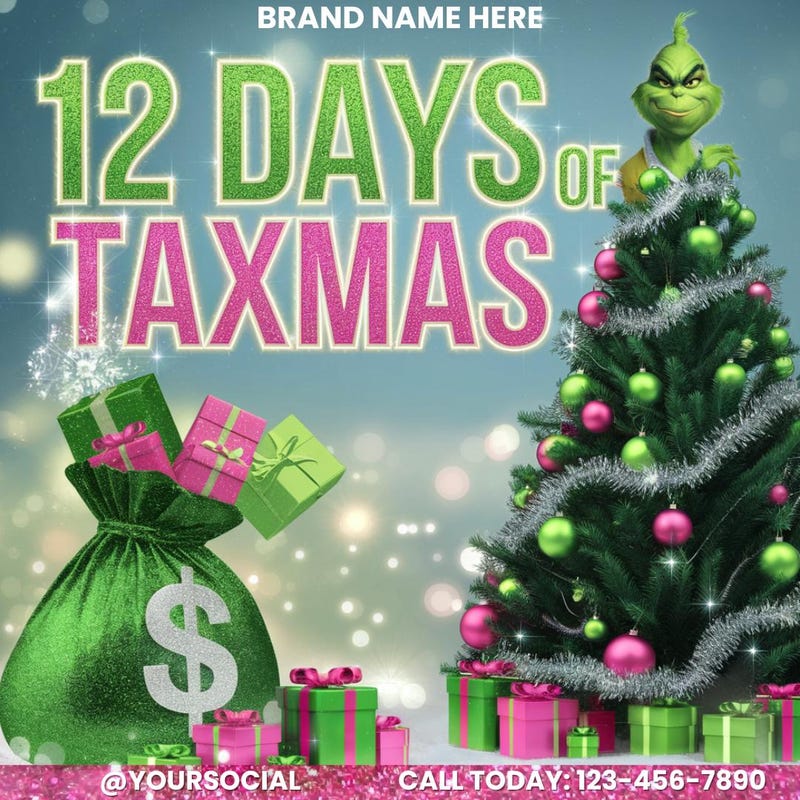 Tax Flyer - Etsy