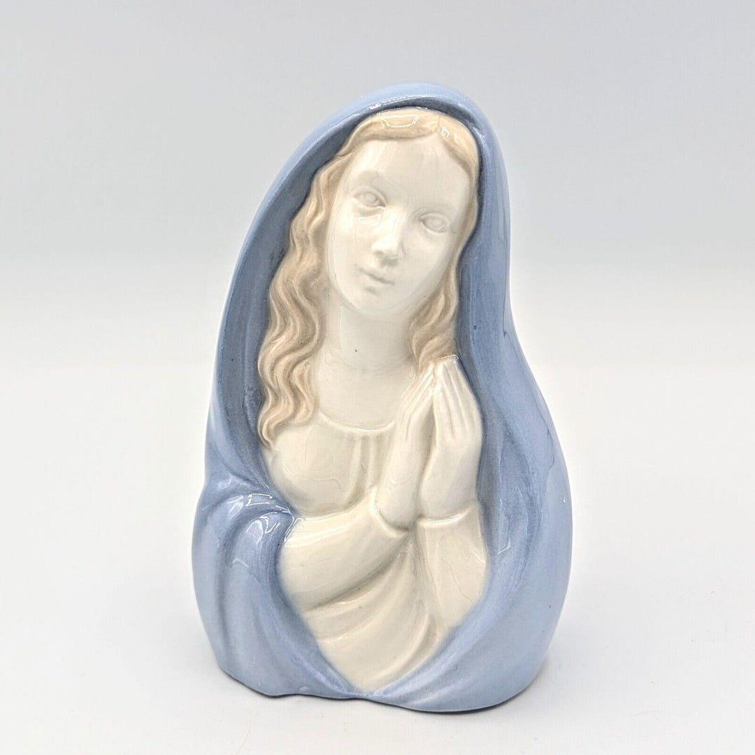 Praying Madonna Statue Germany/gdr Mid-century Modern - Etsy