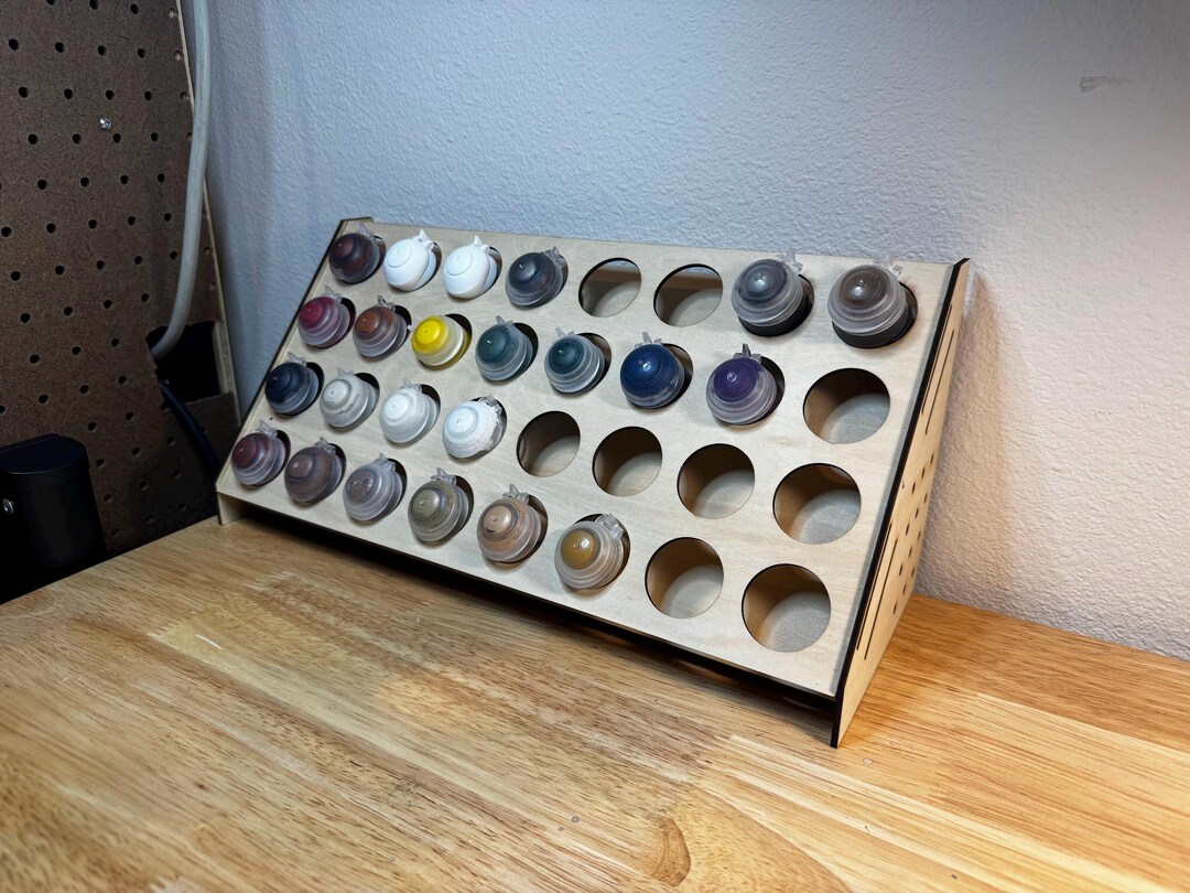 Citadel Paint Rack - Laser Cut Files - Etsy