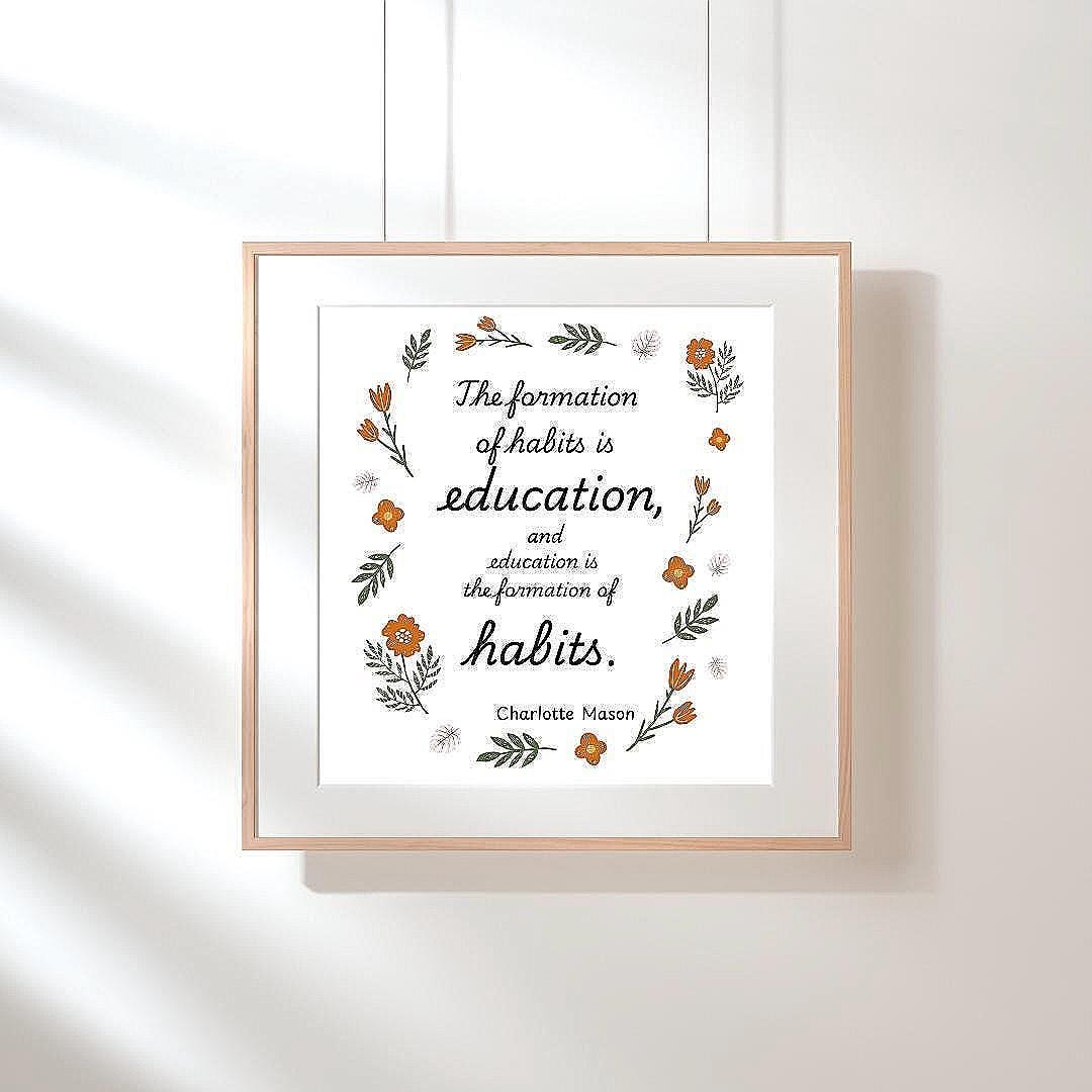 Charlotte Mason Quote Art Print Digital Download Poster - Etsy