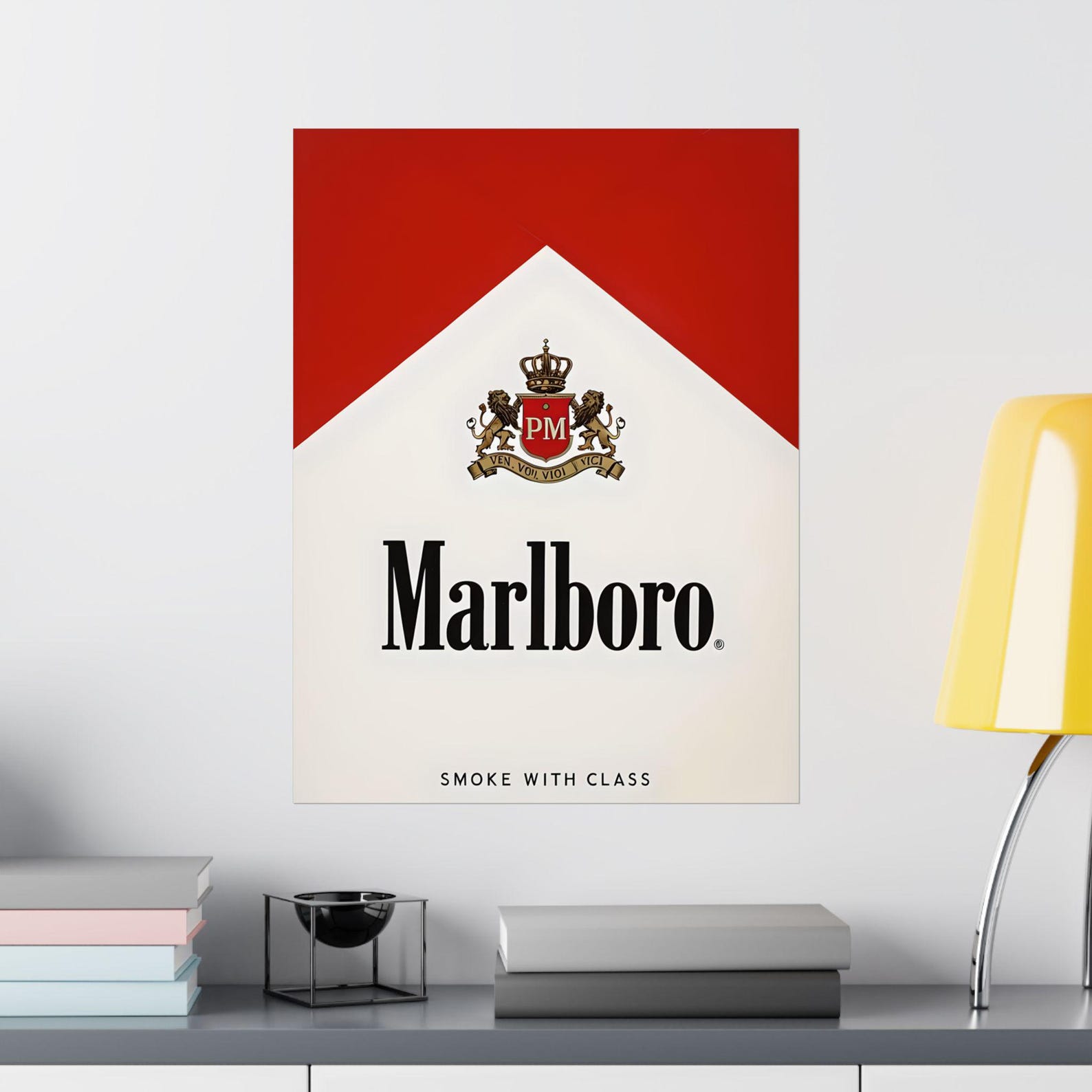 Marlboro Vintage Cigarettes Poster, Vintage Wall Art, Marlboro Print ...