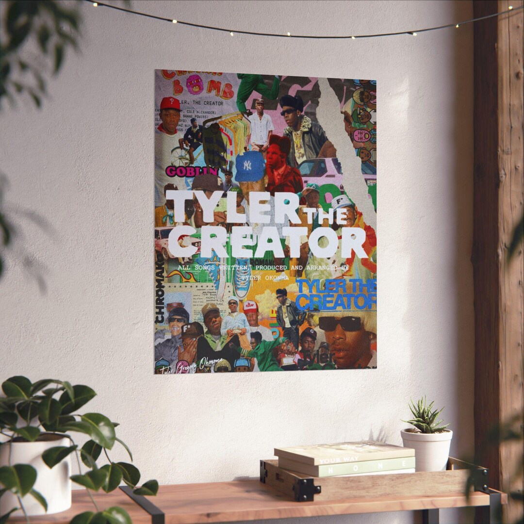 Tyler the Creator Collage Poster Print, Rap Poster, Tyler the Creator ...