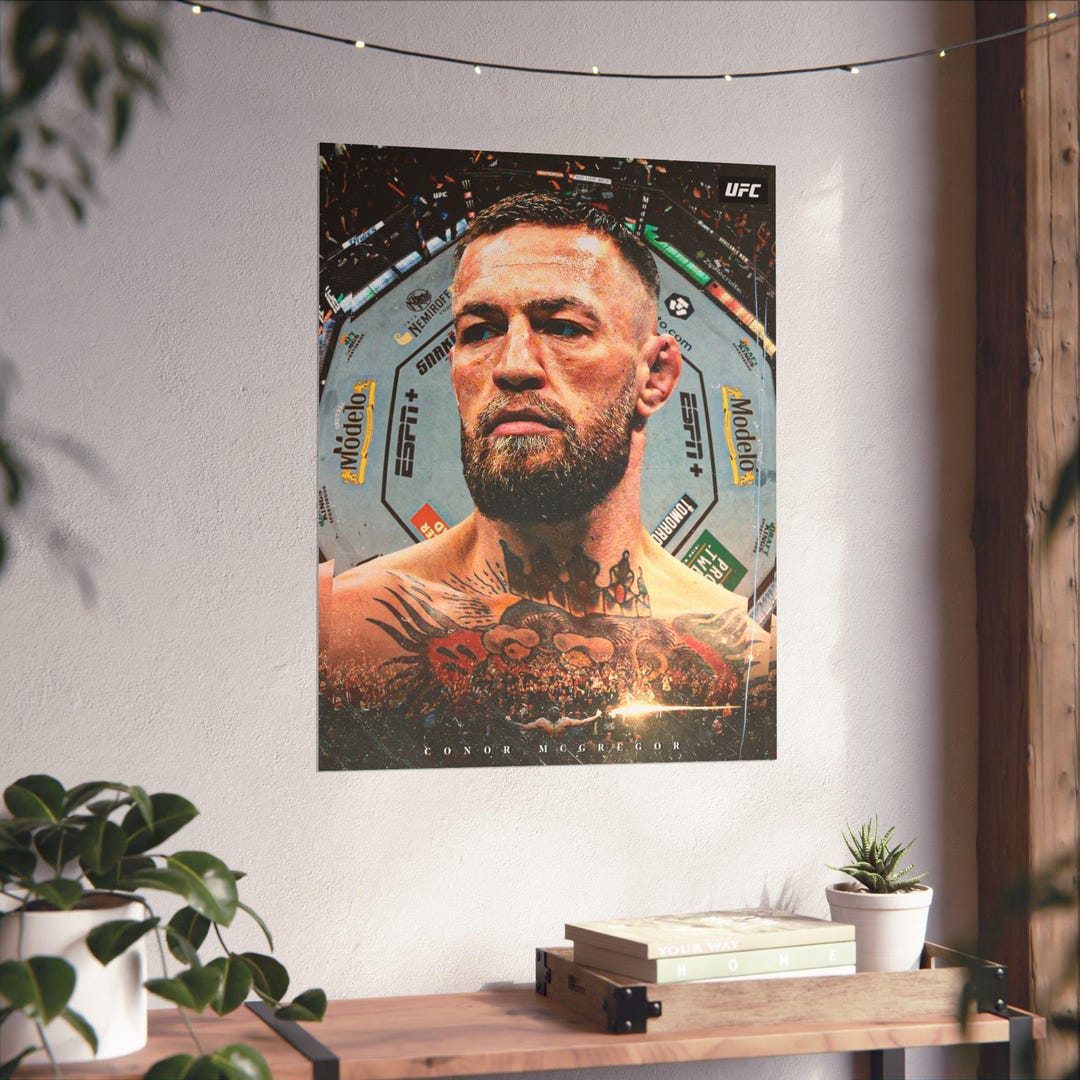 Conor Mcgregor Poster, the Notorious Poster, UFC Champion, Ufc Poster ...