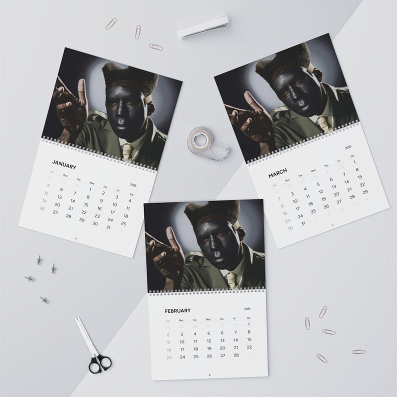 Tyler The Creator 2025 Calendar, Chromakopia Album Calendar, Tyler The ...