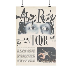 Asap Rocky Praise the Lord da Shine Poster Print, Asap Rocky Wall Art ...