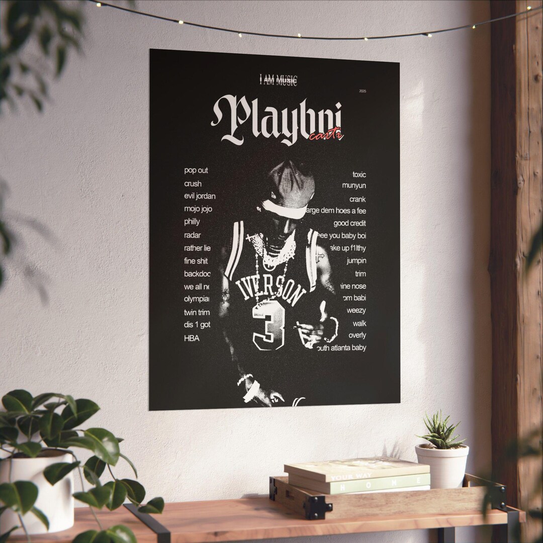 Playboi Carti I AM MUSIC Poster, I Am Music Poster, Playboi Carti Wall ...