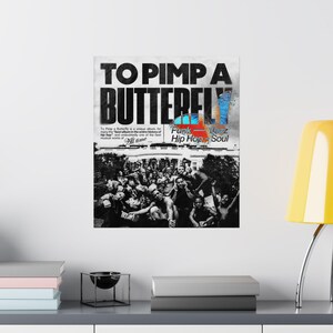 Kendrick Lamar to Pimp A Butterfly Poster Print, Hip Hop ,rap Poster ...