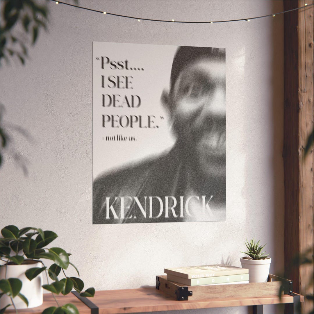Kendrick Lamar Not Like Us Poster, Black and White Poster, Rap Poster ...