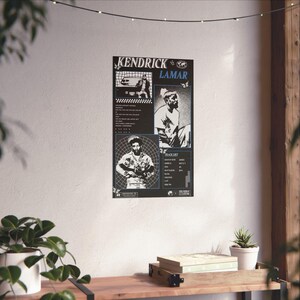 Kendrick Lamar Poster, Hip Hop, Rap Poster, Kendrick Lamar Wall Art ...