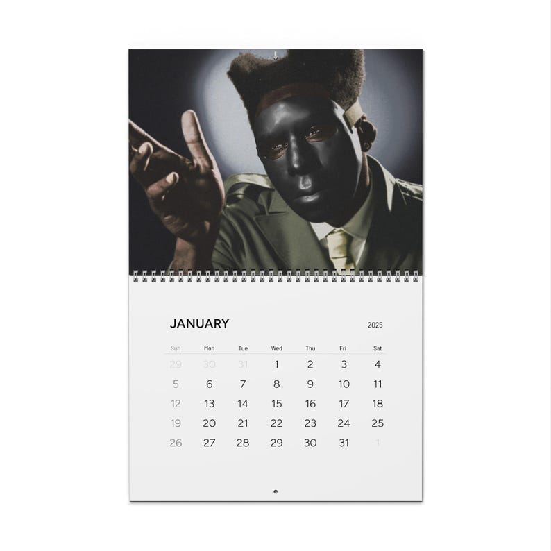 Tyler The Creator 2025 Calendar, Chromakopia Album Calendar, Tyler The ...
