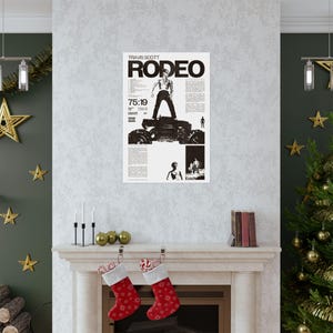 Travis Scott Rodeo Poster, Travis Scott Wall Art,travis Scott Print ...
