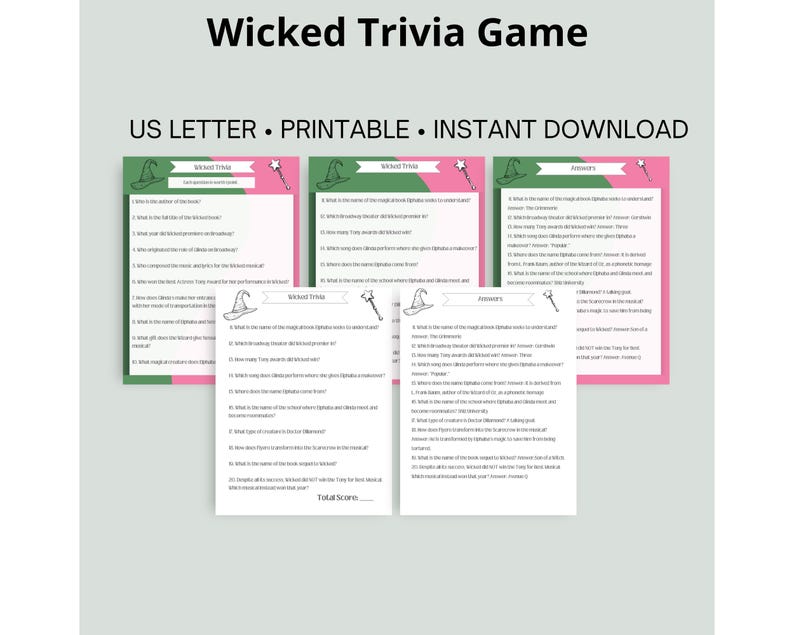 Popular Trivia Game - Etsy