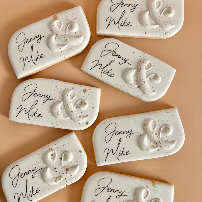 Custom Wedding Cookies - Etsy