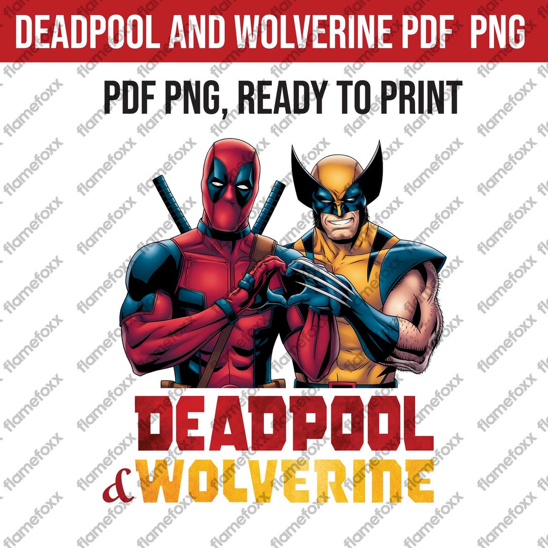 Deadpool and Wolverine Png| Wolverine Cut File PNG, Wolverine Png ...