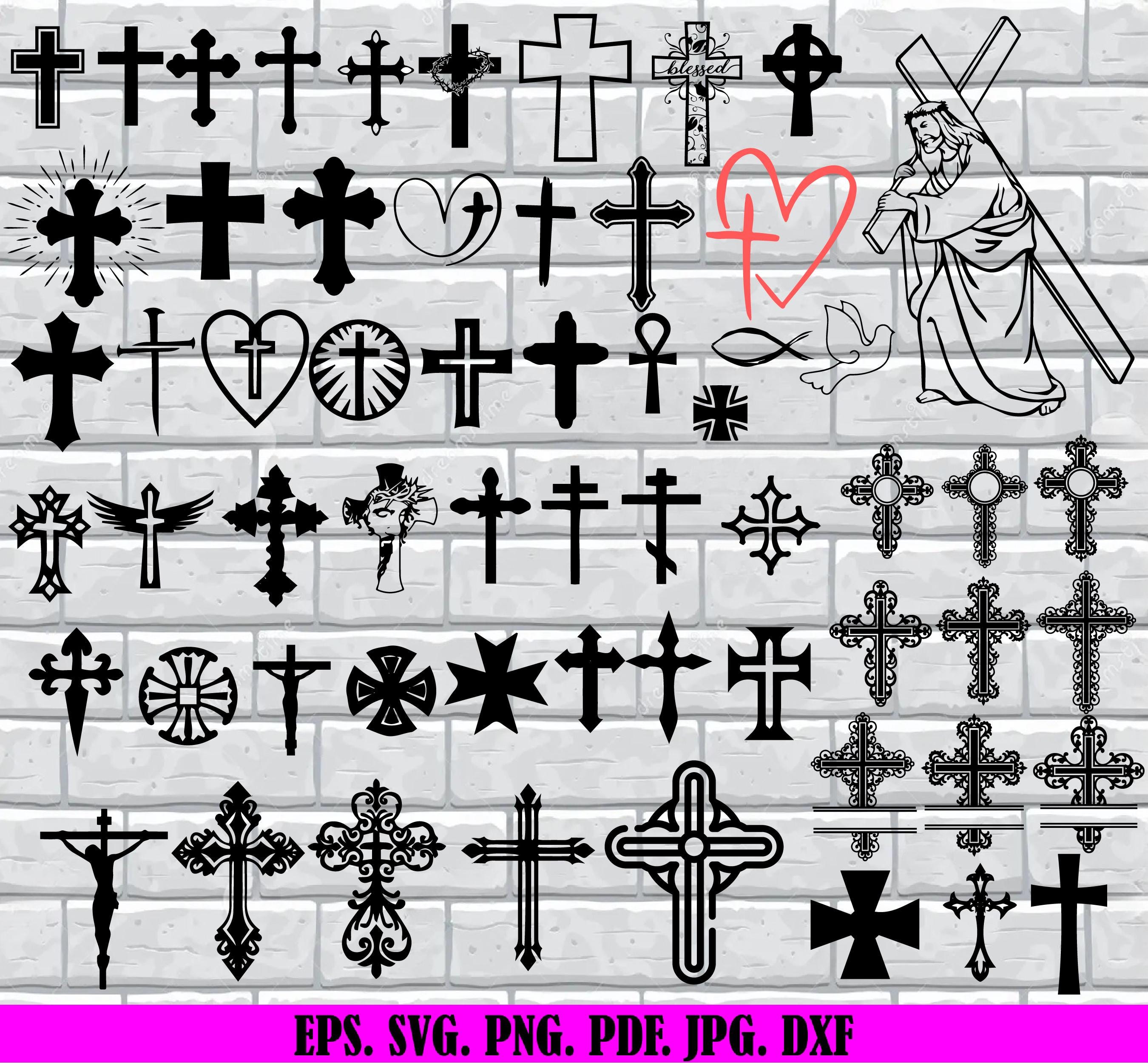 Cross SVG Bundle, Cross SVG, Christian Cross Svg, Cross Clipart, Cross ...