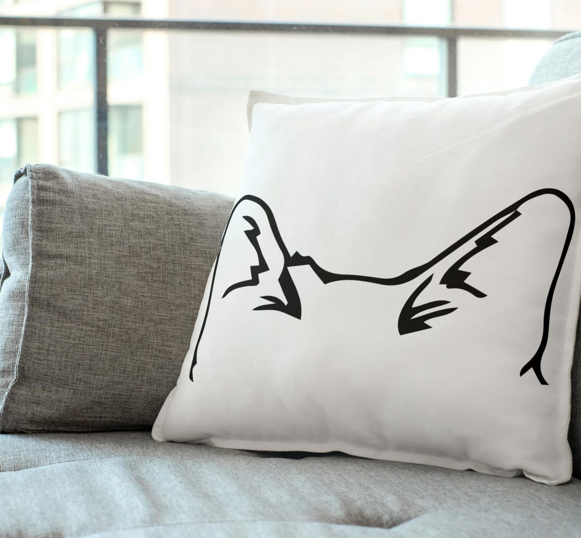 Cat Ears Line Drawing Bundle, Cat Breeds Ears, Kitten Svg, Compatible ...