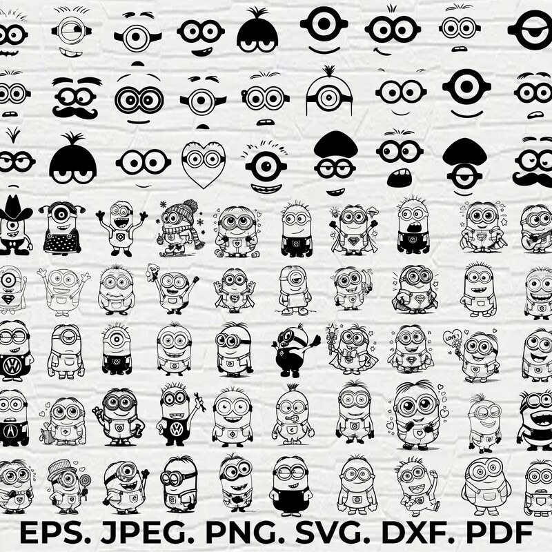 Minion Svg - Etsy