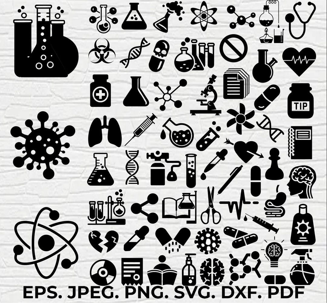 Chemistry Svg Bundle, Chemistry Png Bundle, Chemistry Clipart ...