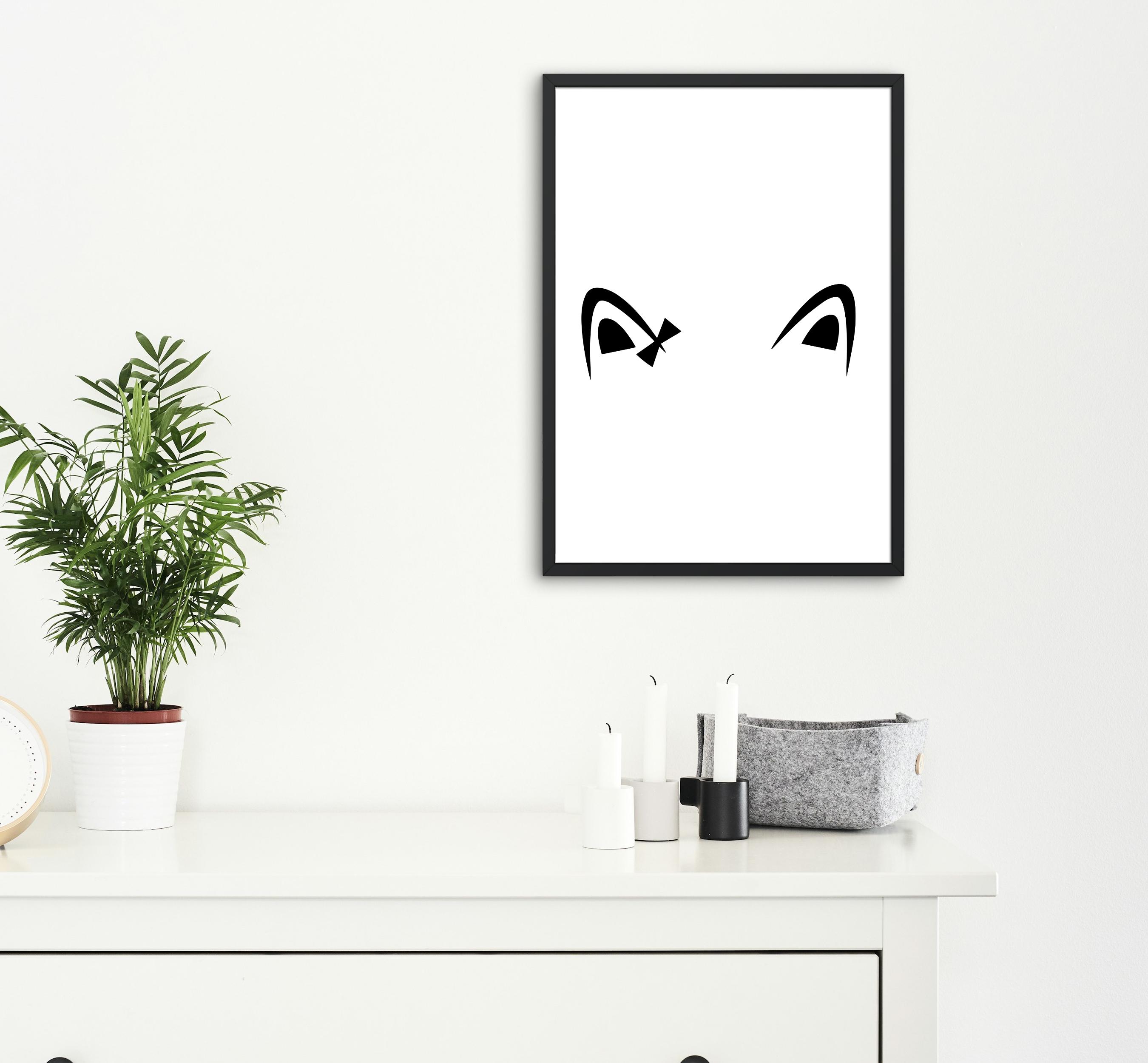 Cat Ears Line Drawing Bundle, Cat Breeds Ears, Kitten Svg, Compatible ...