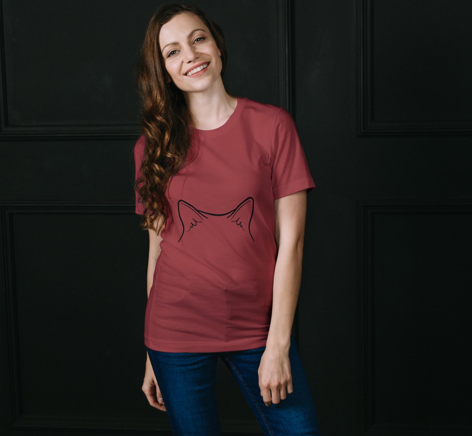 Cat Ears Line Drawing Bundle, Cat Breeds Ears, Kitten Svg, Compatible ...