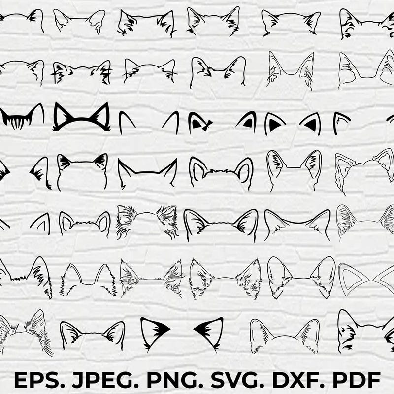 Cat Earings Orange - Etsy