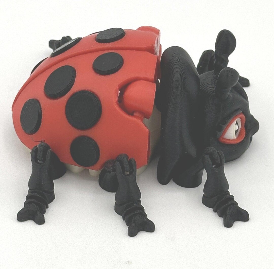 Lily Ladybug - 4" Flexi Articulated Bug - Etsy