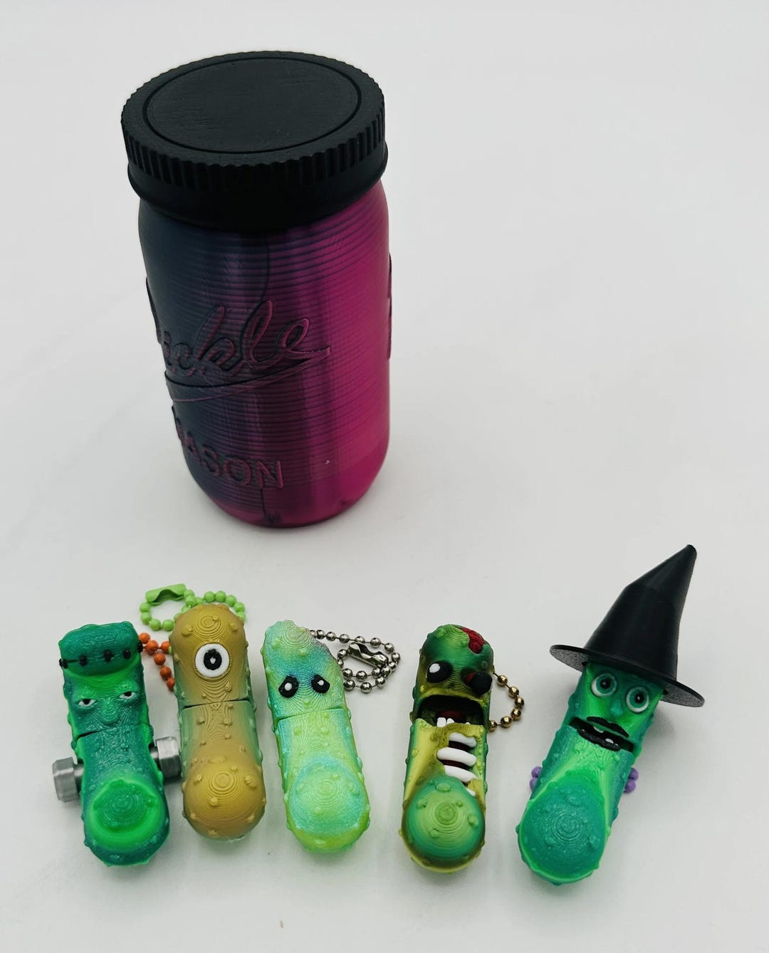 Halloween Gang - Tickles, the Articulated Pickle - 5-pack Jar - Etsy