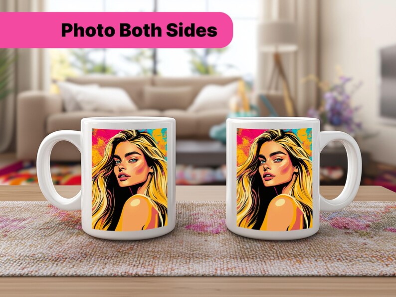 Custom Photo Mugs, Personalized Photo Mugs, Gift for Her, Picture ...