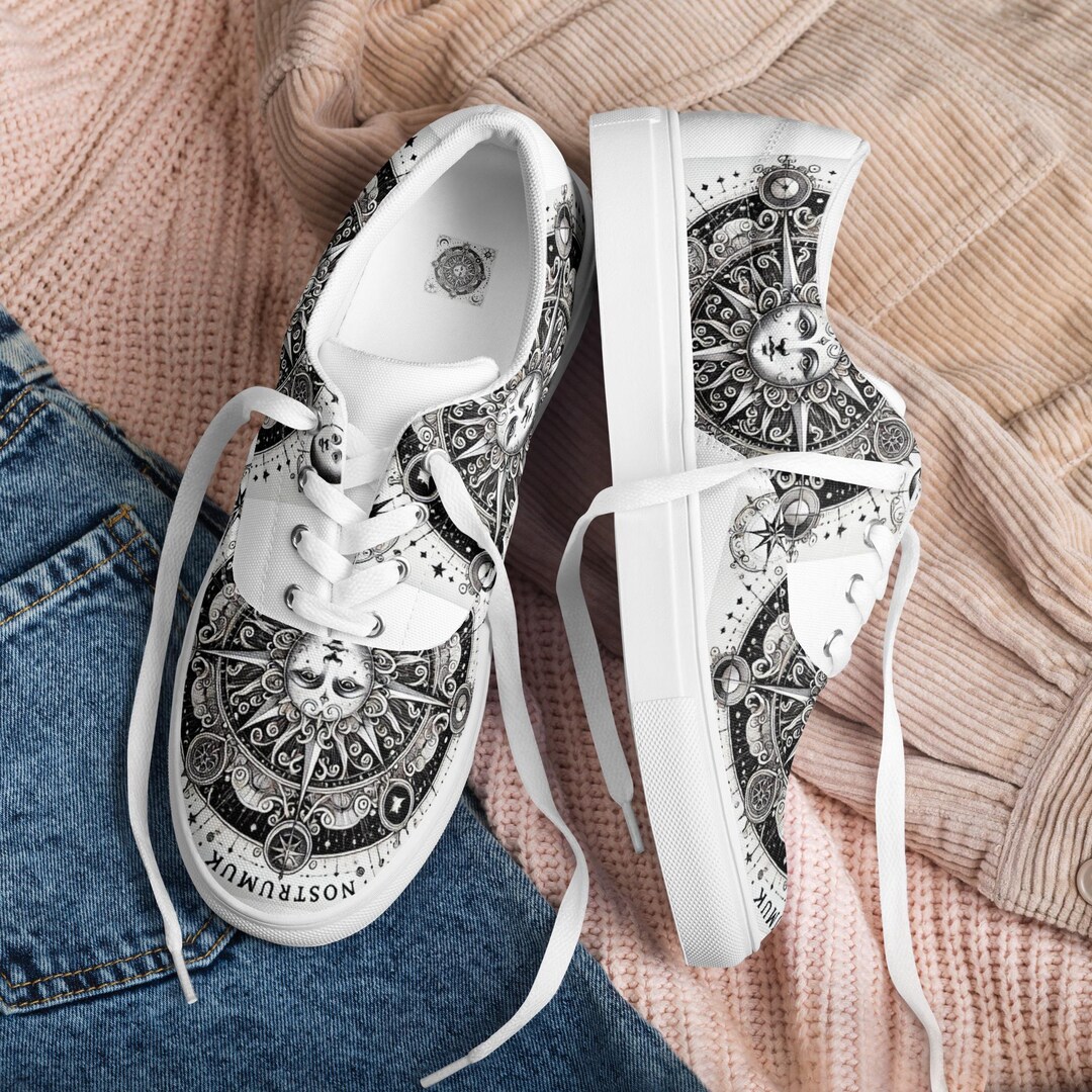 Nostrumuk the Sun Inspired Custom Horoscope High Lace up Shoes ...