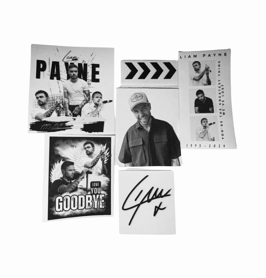 Liam Payne one Direction 6 Piece Mini Memorial Stickers - Etsy