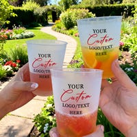 Custom Frosted Cups - Etsy
