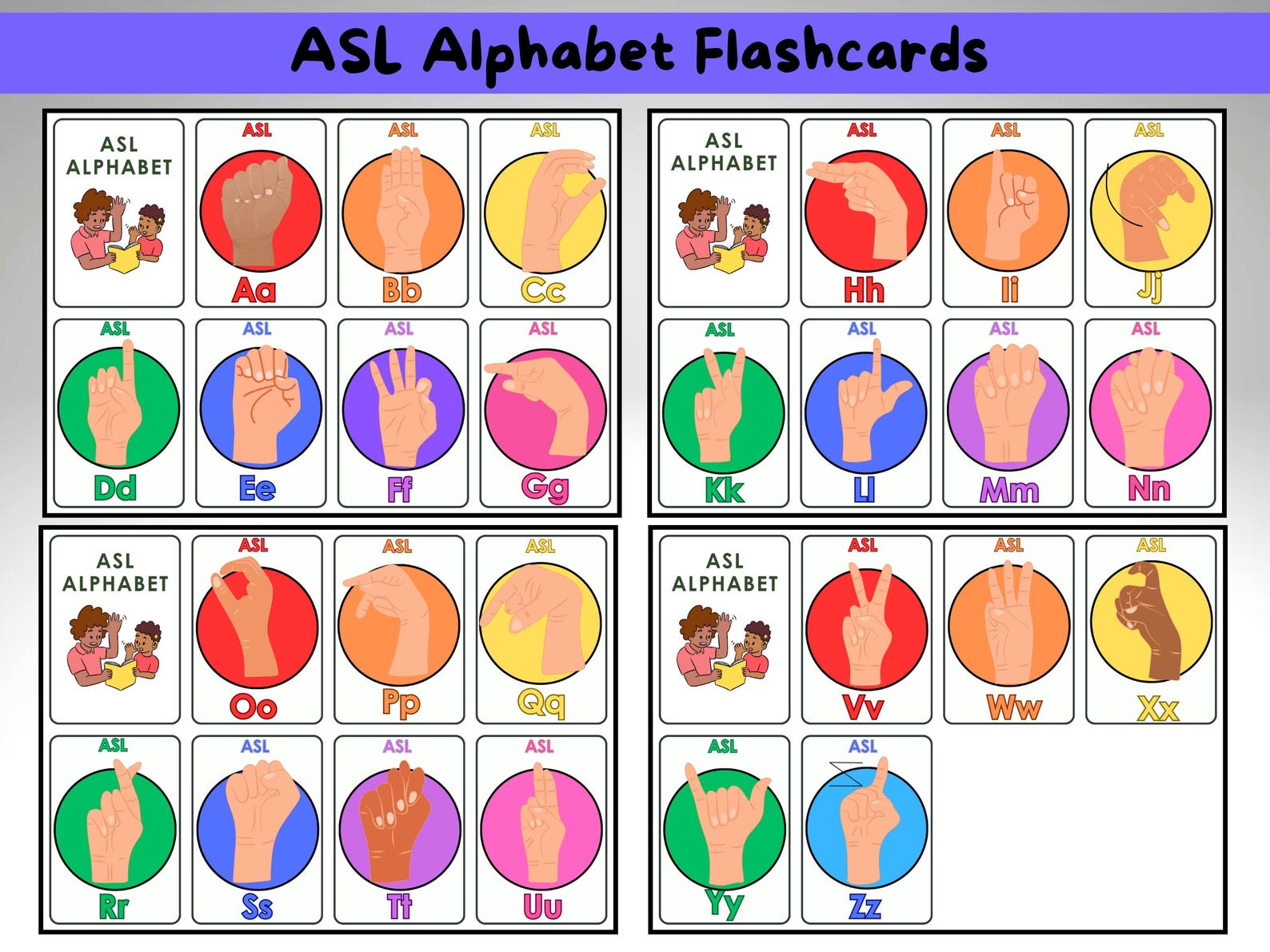 Multilingual ABC Flashcards and Activity Workbook Bundle – Learn ...