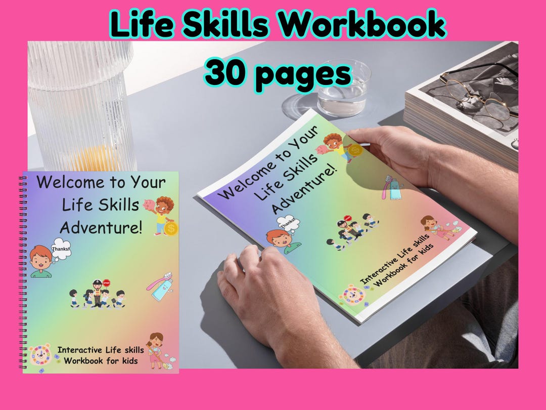 Interactive Life Skills Workbook for Kids: Hygiene, Money & Safety ...