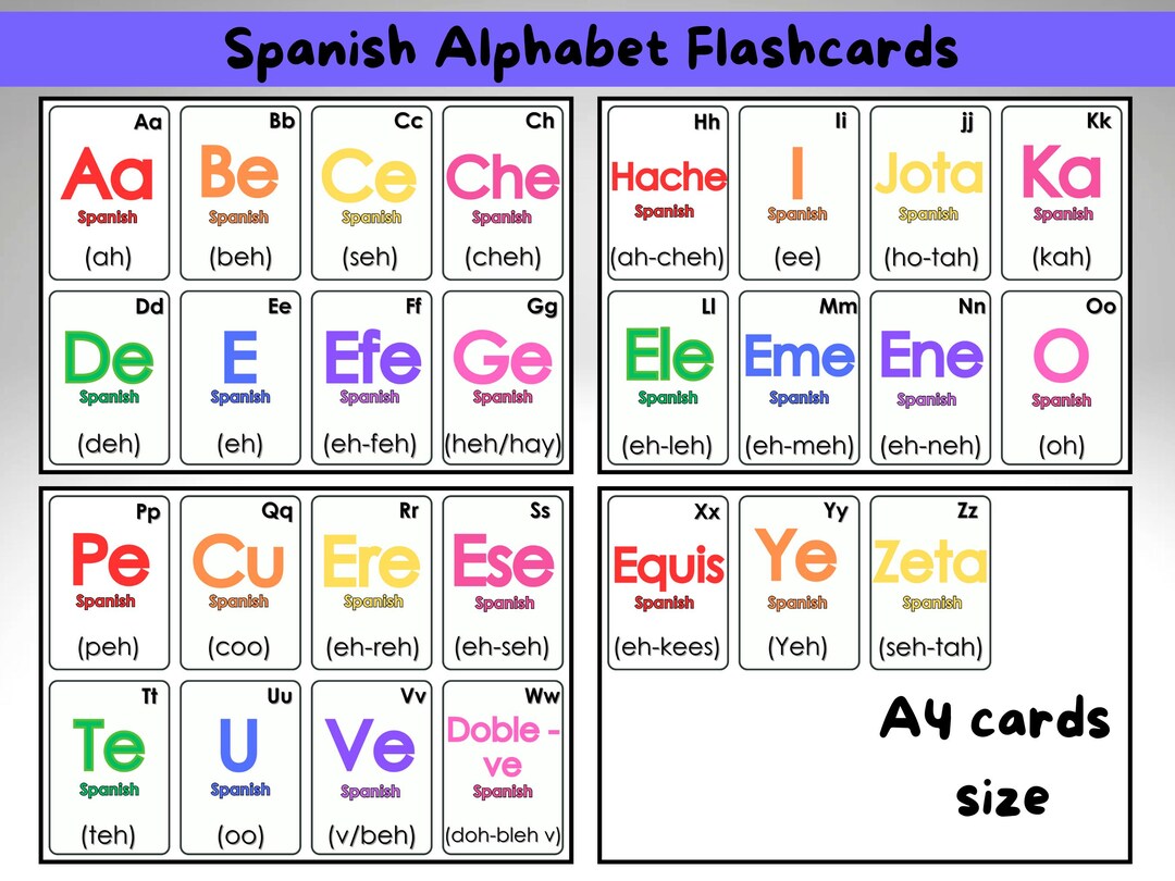 Multilingual ABC Flashcards and Activity Workbook Bundle – Learn ...