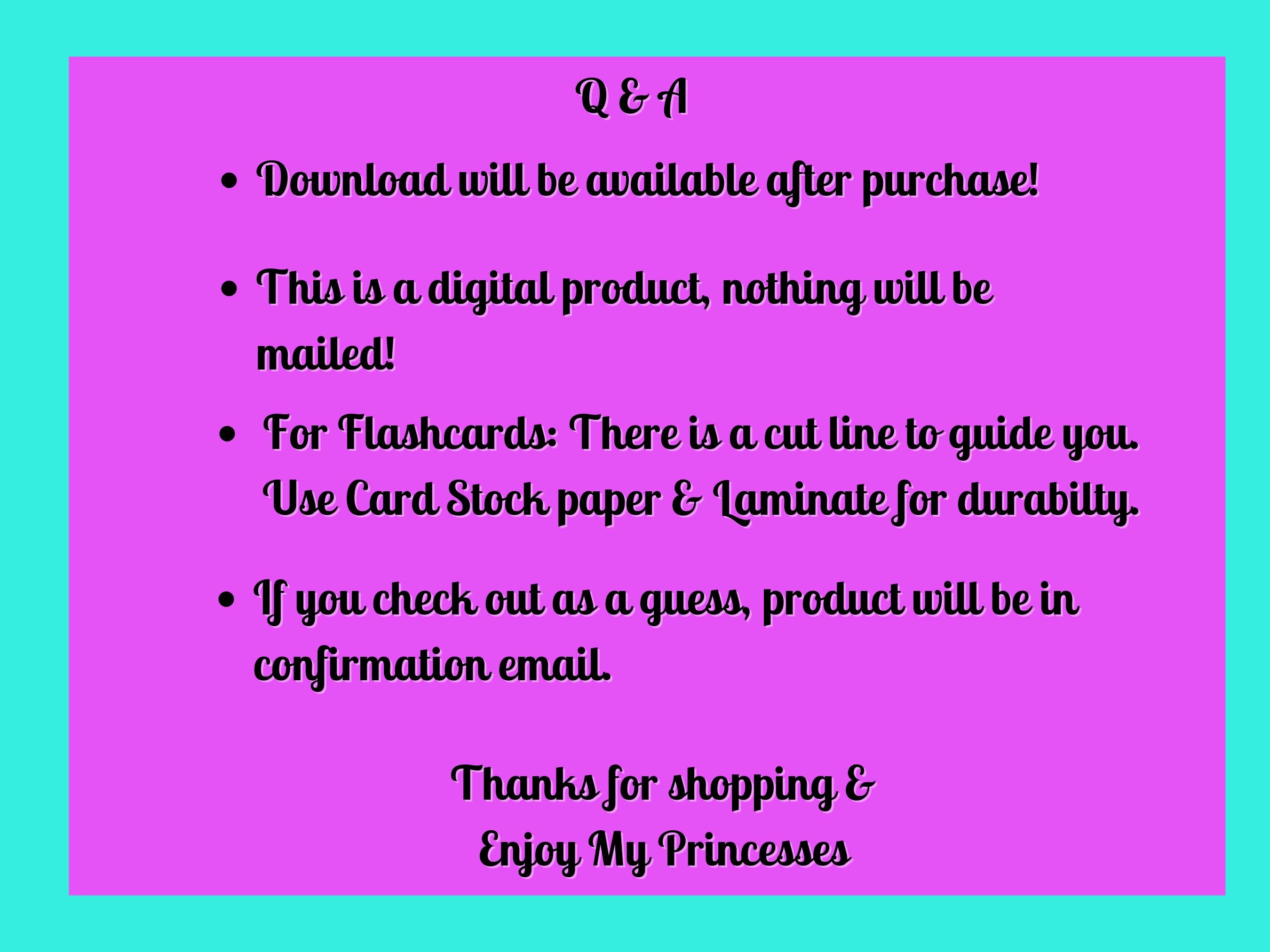 Princess Sight Word Adventure Bundle: Flashcards N Workbook for Fun ...